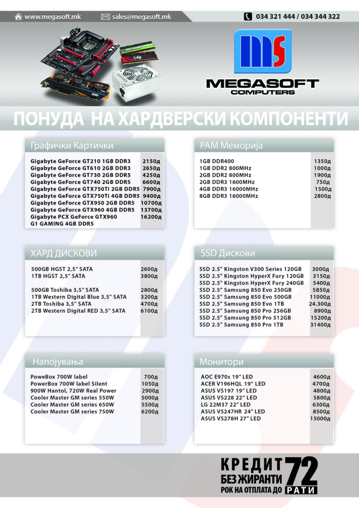 komponenti – Megasoft